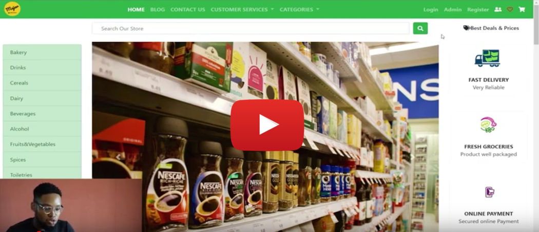 Coding Demo Day: Major Develops an Online Grocery Store – Moat Academy Blog